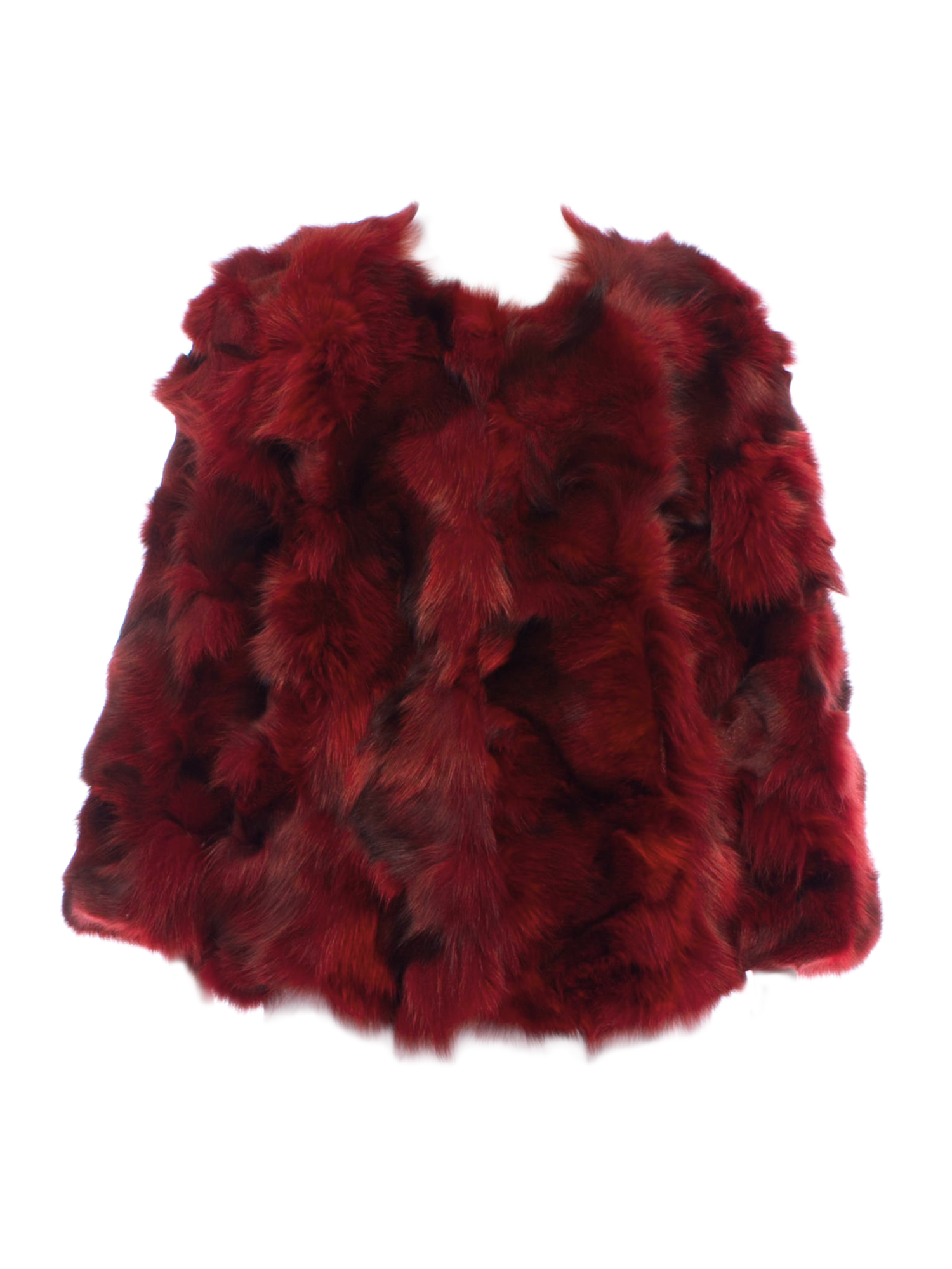 REBECCA MINKOFF x Jocelyn Women's Merlot Monique Fox Fur Jacket $1,498 ...