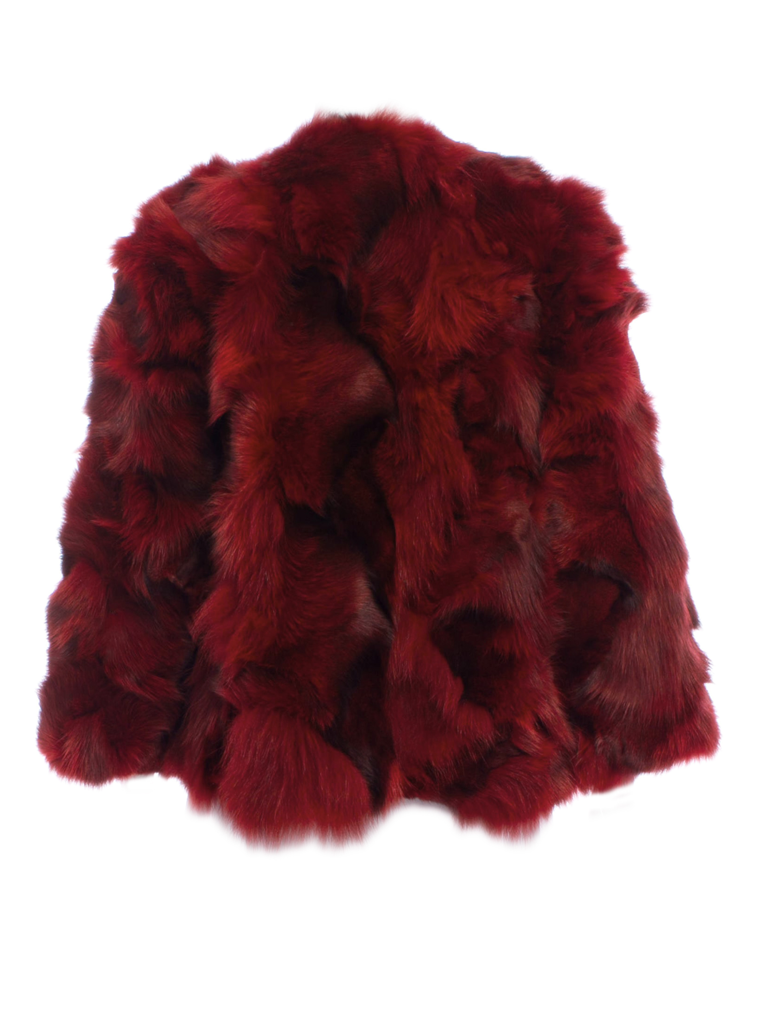 REBECCA MINKOFF x Jocelyn Women's Merlot Monique Fox Fur Jacket $1,498 ...